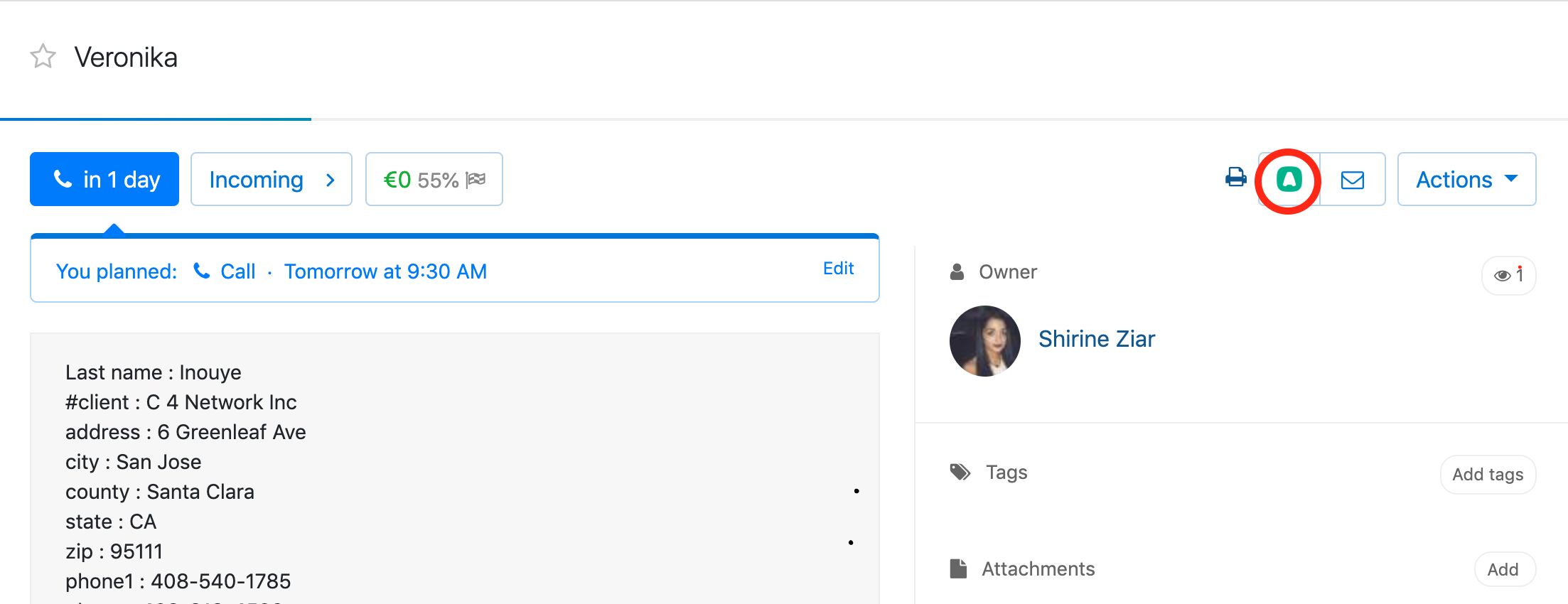 How to use Aircall noCRM integration · noCRM.io